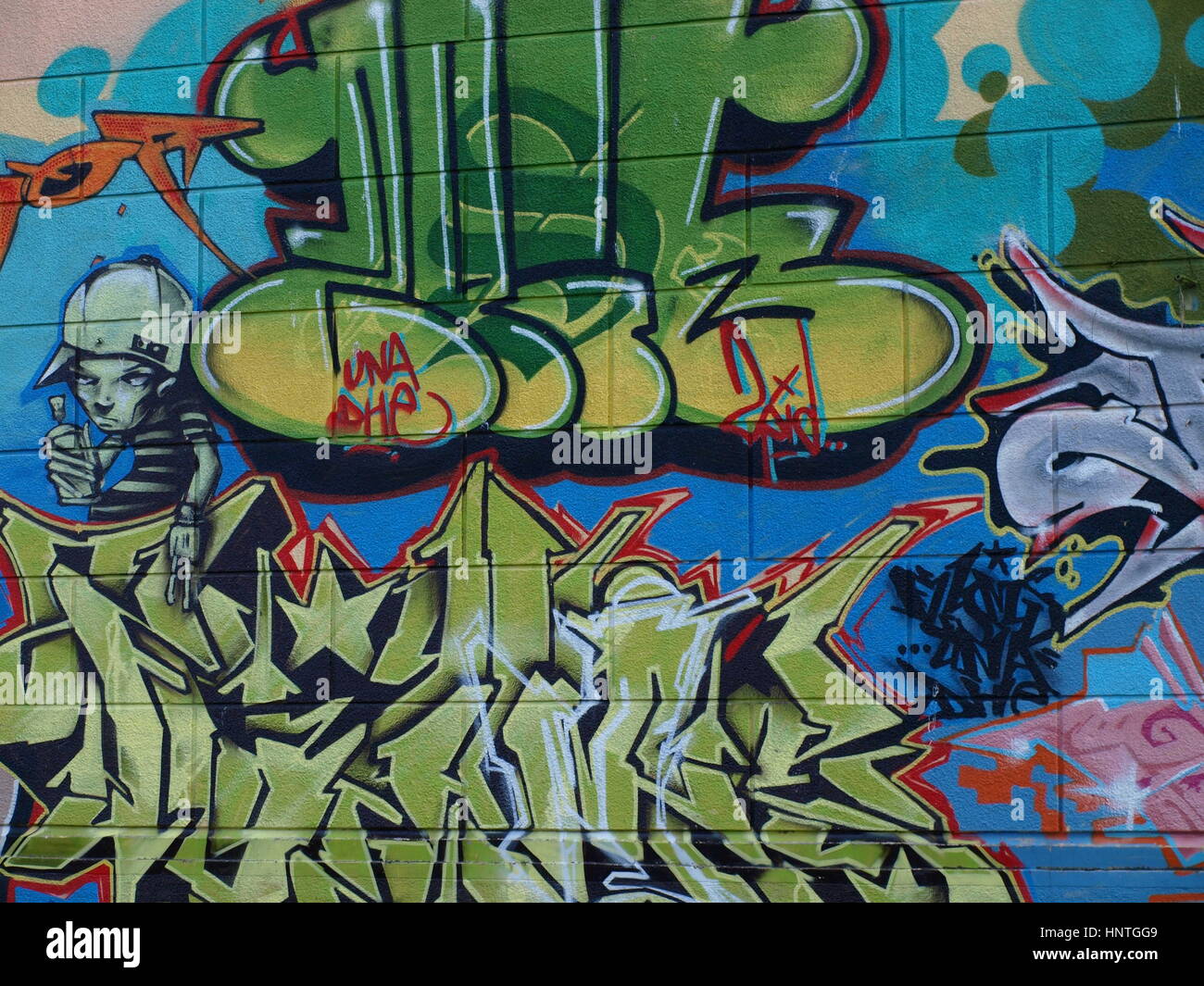 Graffiti fresco hi-res stock photography and images - Alamy