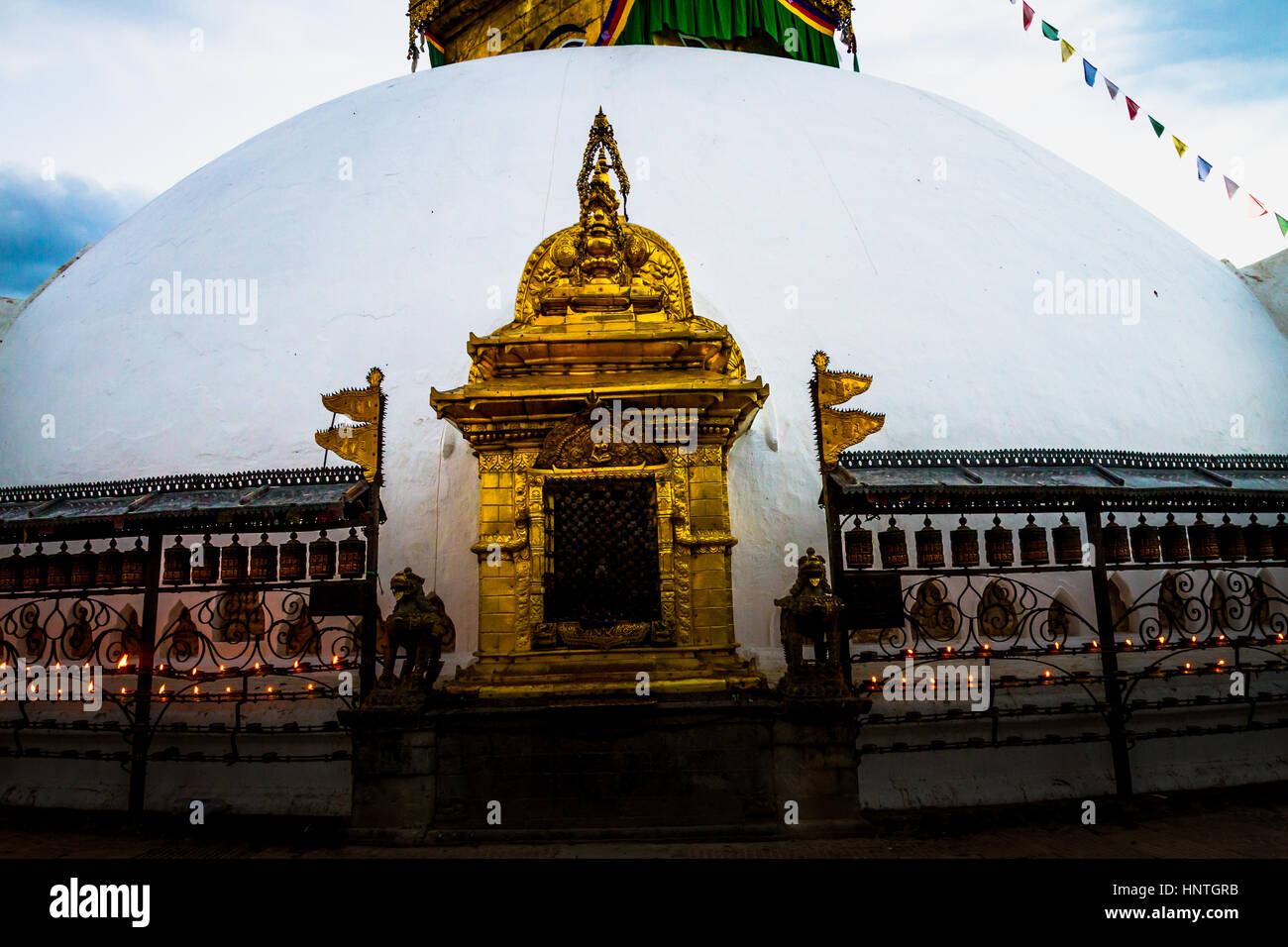 Golden view of Swayambhunath Stupa Kathmandu,Nepal Stock Photo - Alamy