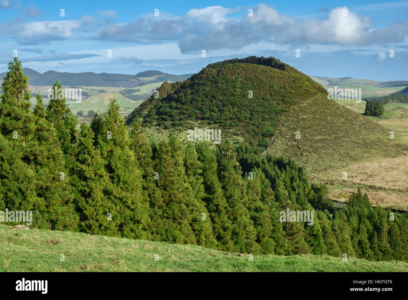 Volcano in Azores islands Stock Photo - Alamy