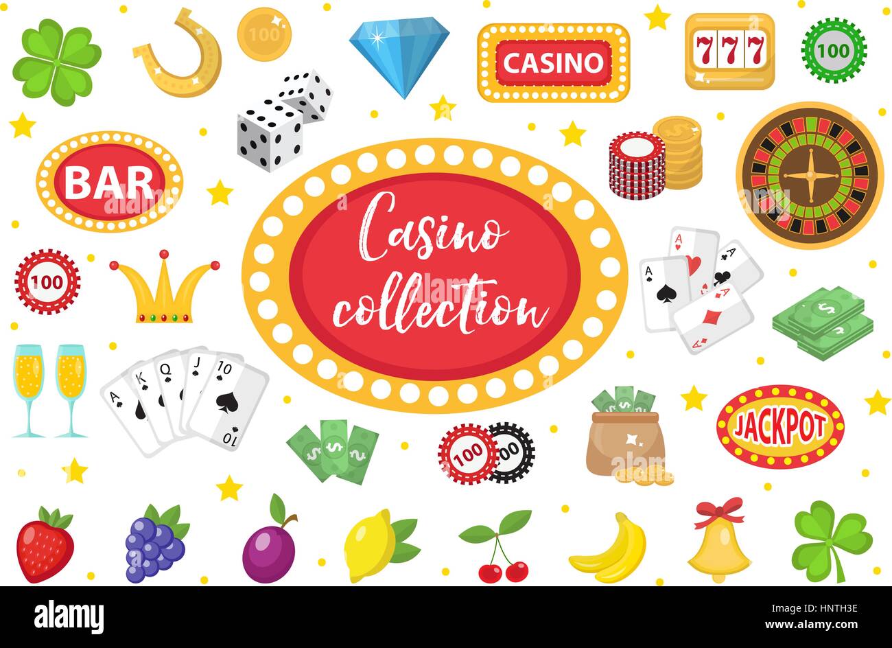 Casino Games Clip Art