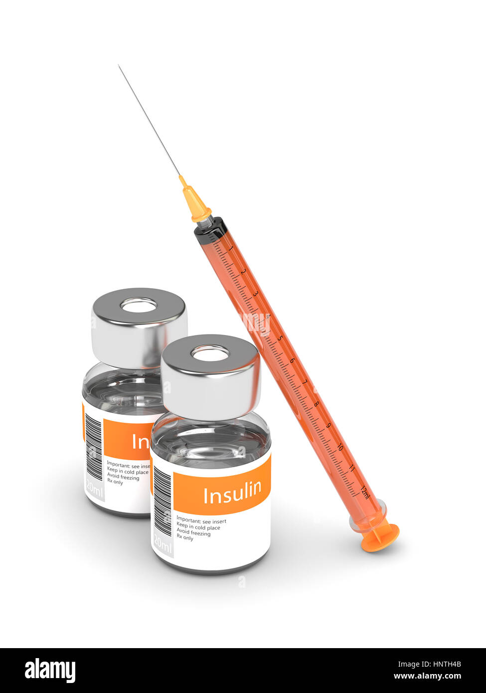 Insulin isolated hi-res stock photography and images - Alamy