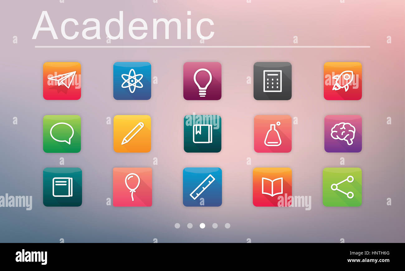 E-learning Online Education Application Concept Stock Photo - Alamy