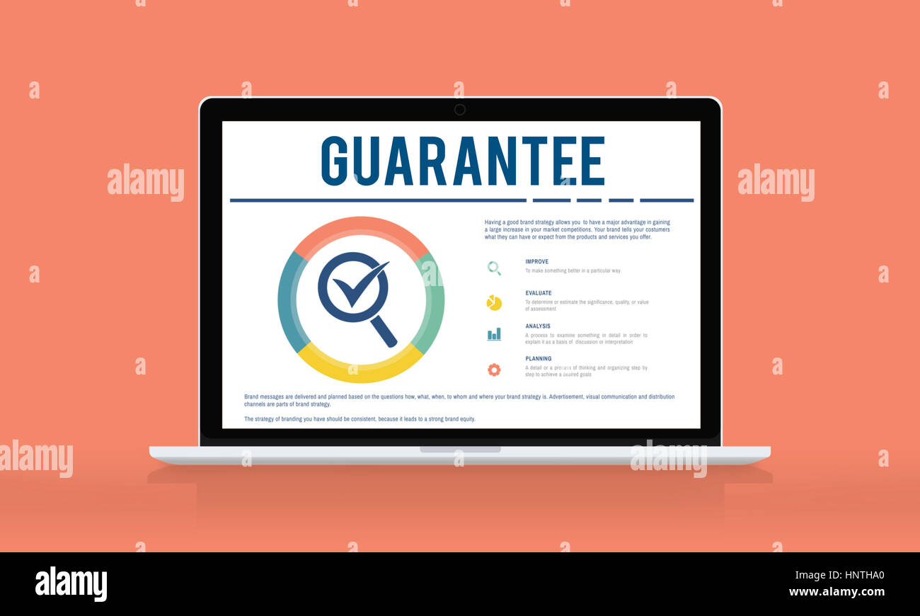 Guarantee Assurance Warranty Standard Concept Stock Photo - Alamy