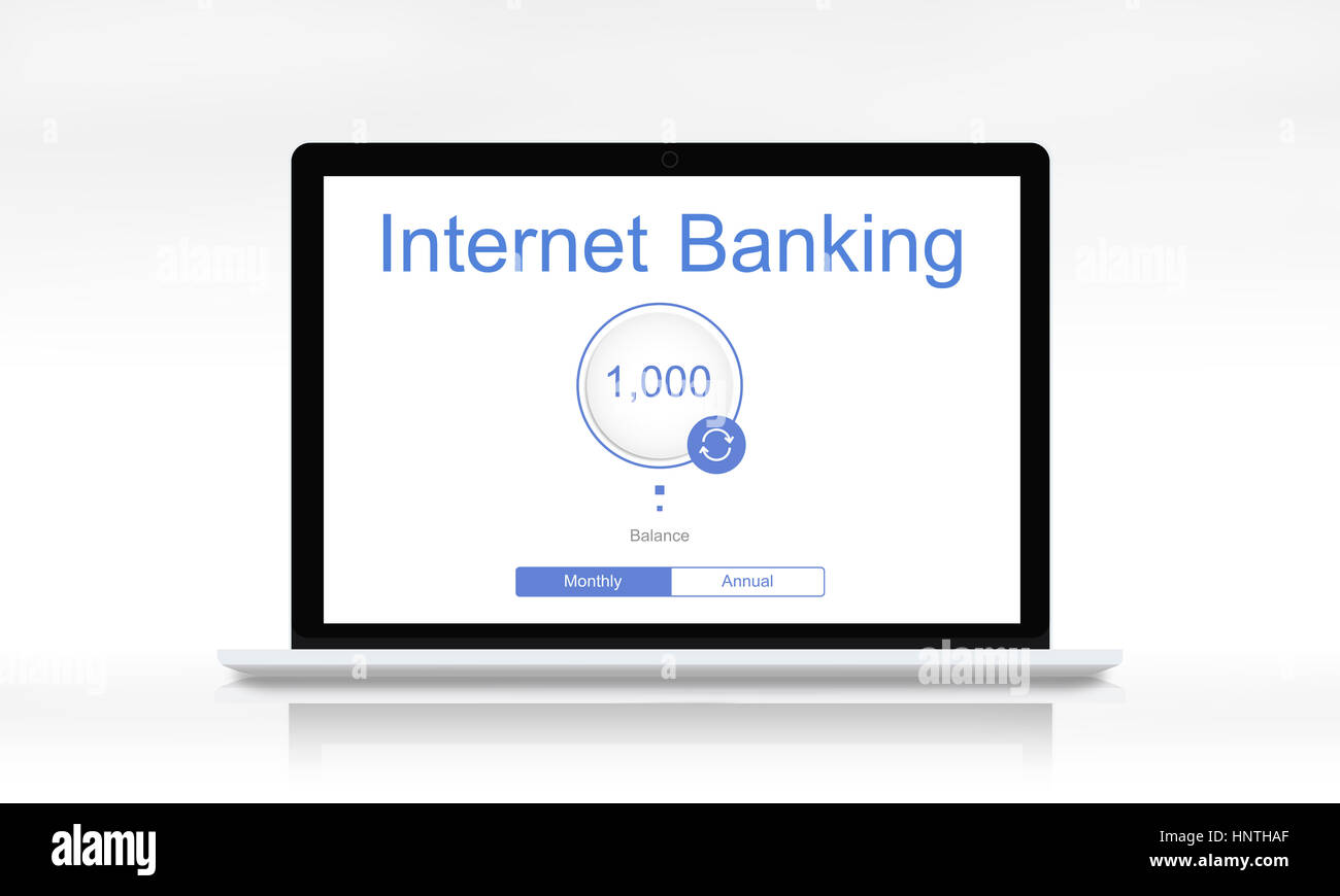 Online Banking Internet Finance E-Commerce Stock Photo - Alamy