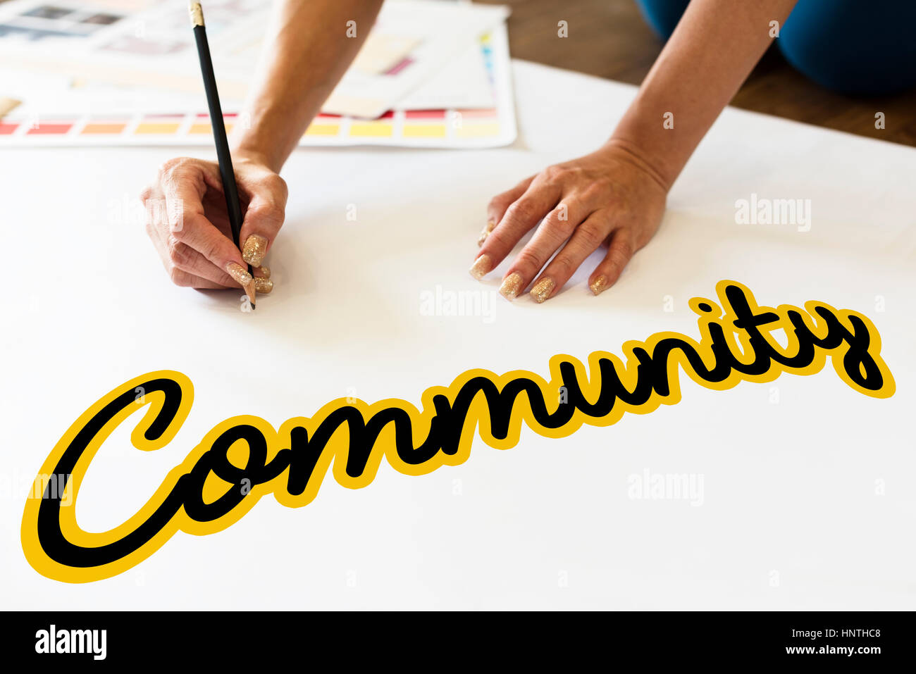 Charity Cursive Writing Word Concept Stock Photo - Alamy