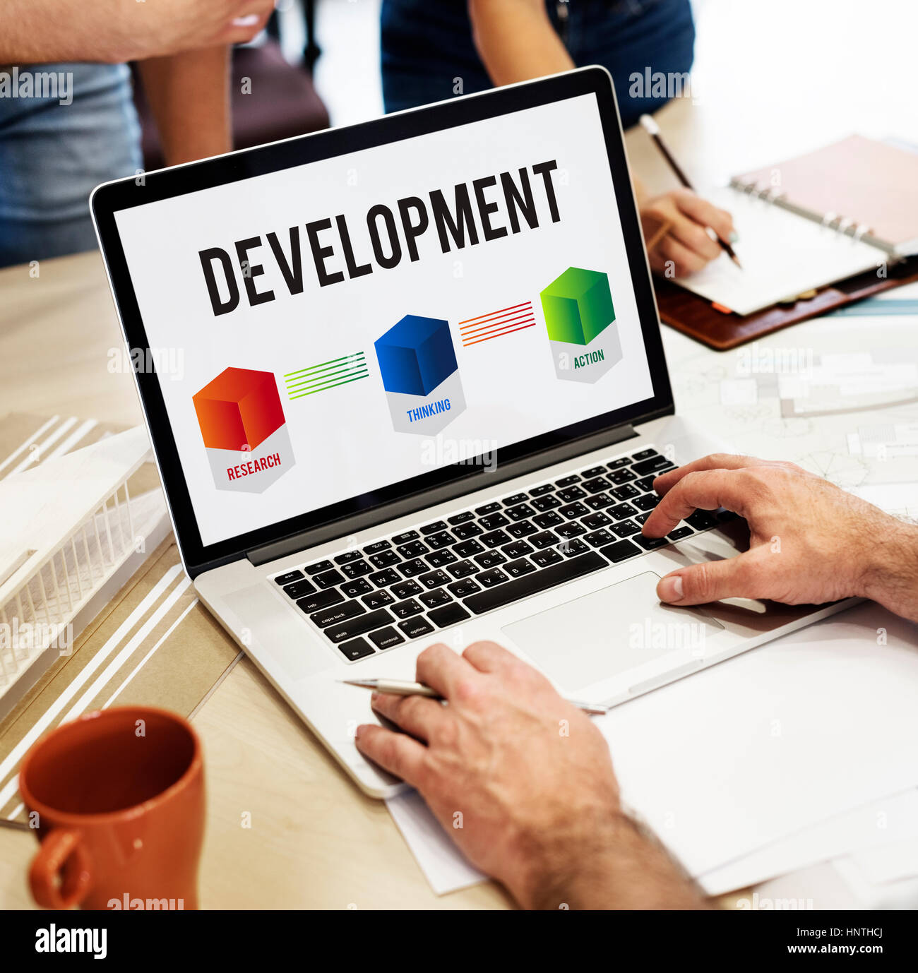 Business System Development Diagram Concept Stock Photo - Alamy
