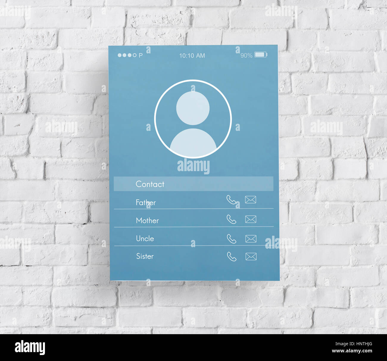 Application Contact Communication Connection Concept Stock Photo - Alamy
