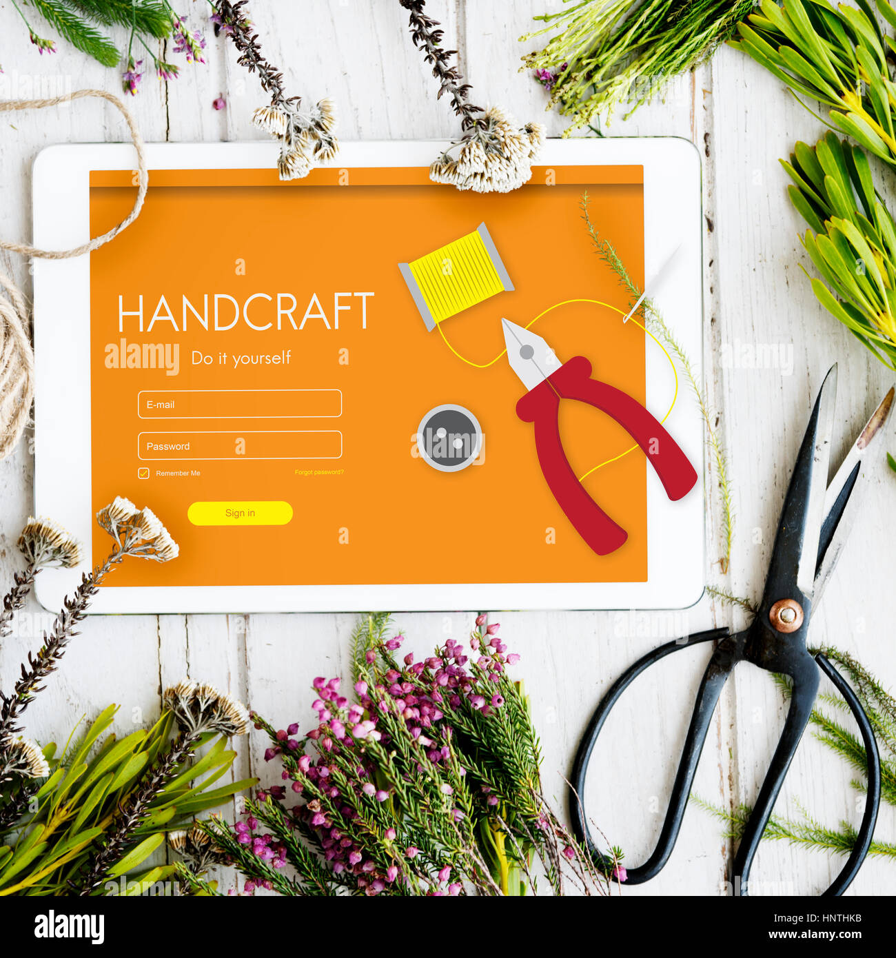 Craft DIY Handmade Activity Skills Concept Stock Photo - Alamy