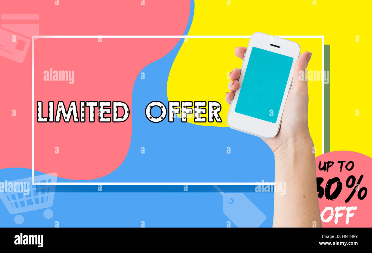 Online shopping promotion sale interface Stock Photo - Alamy