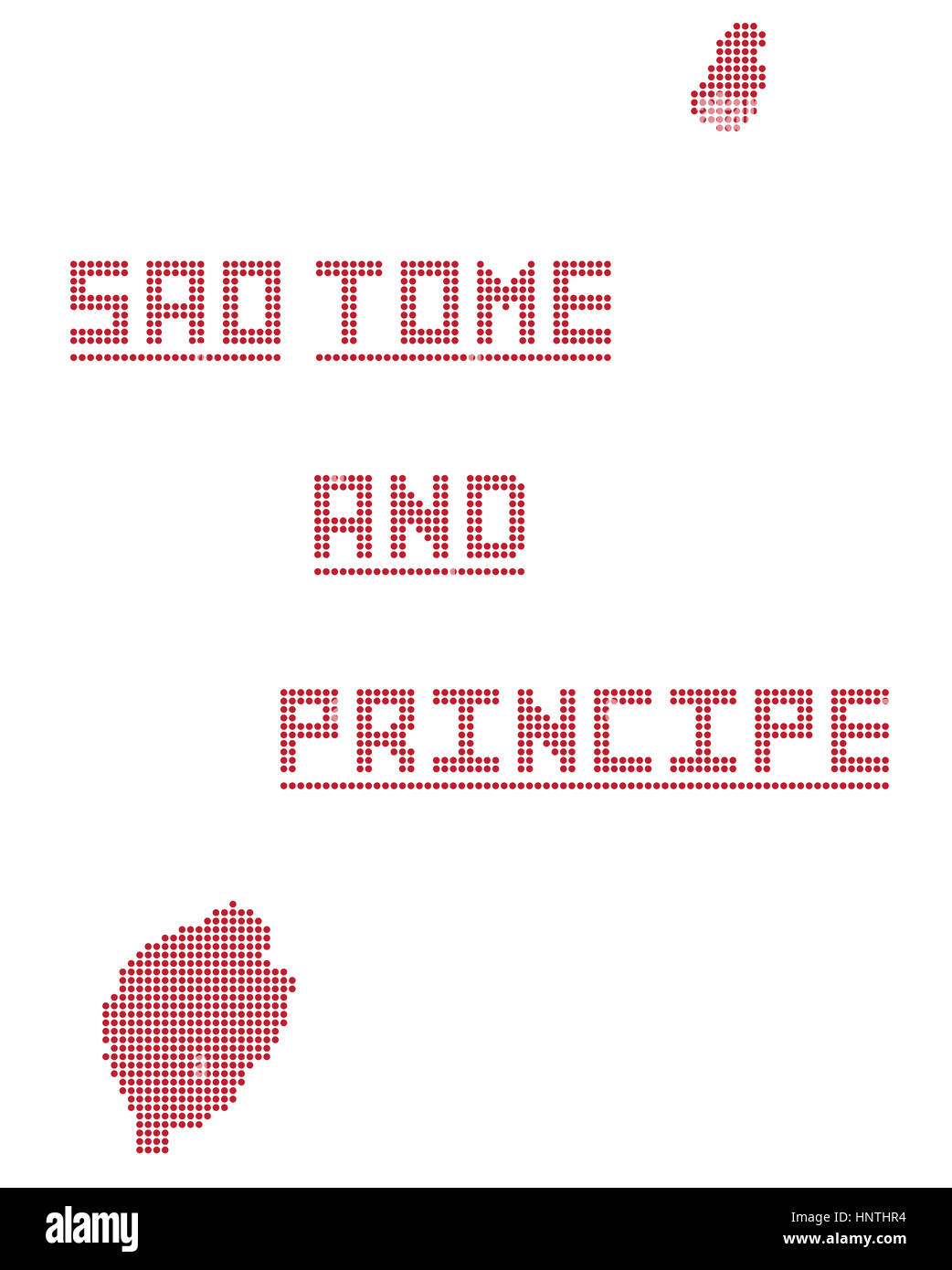 Sao tome and principe map hi-res stock photography and images - Alamy