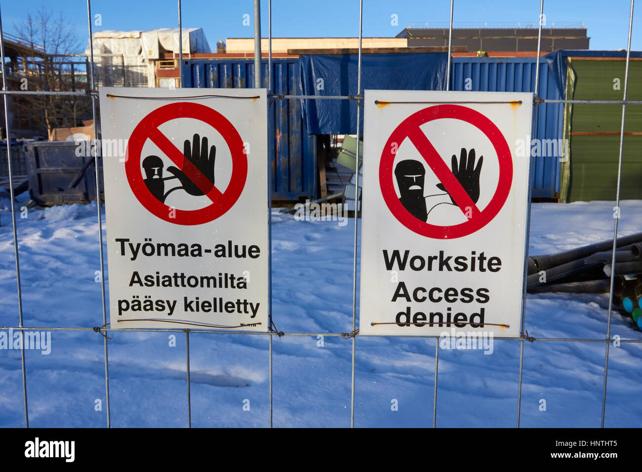 stop sign at a construction site Stock Photo - Alamy