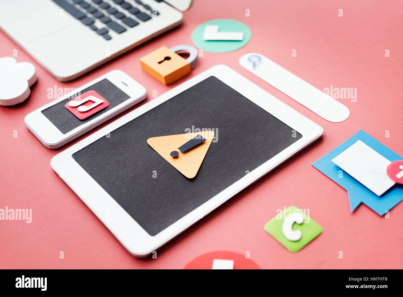 Telecommunication Digital Device Networking Concept Stock Photo - Alamy