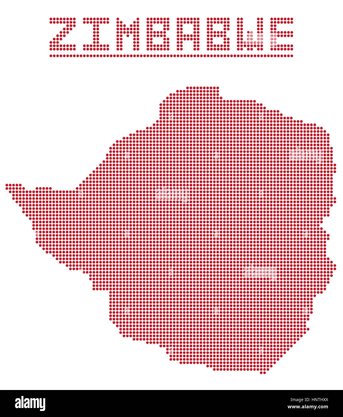 Map of zimbabwe hi-res stock photography and images - Alamy