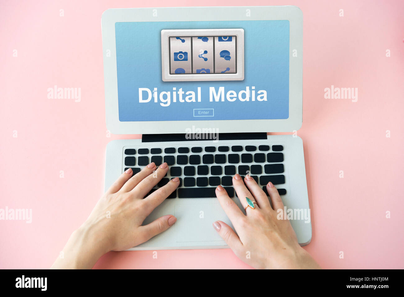 Technology Networking Multimedia Internet Concept Stock Photo - Alamy