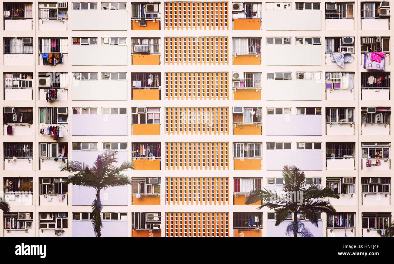 Building Residential Estate Multi Storey Compact Stock Photo - Alamy