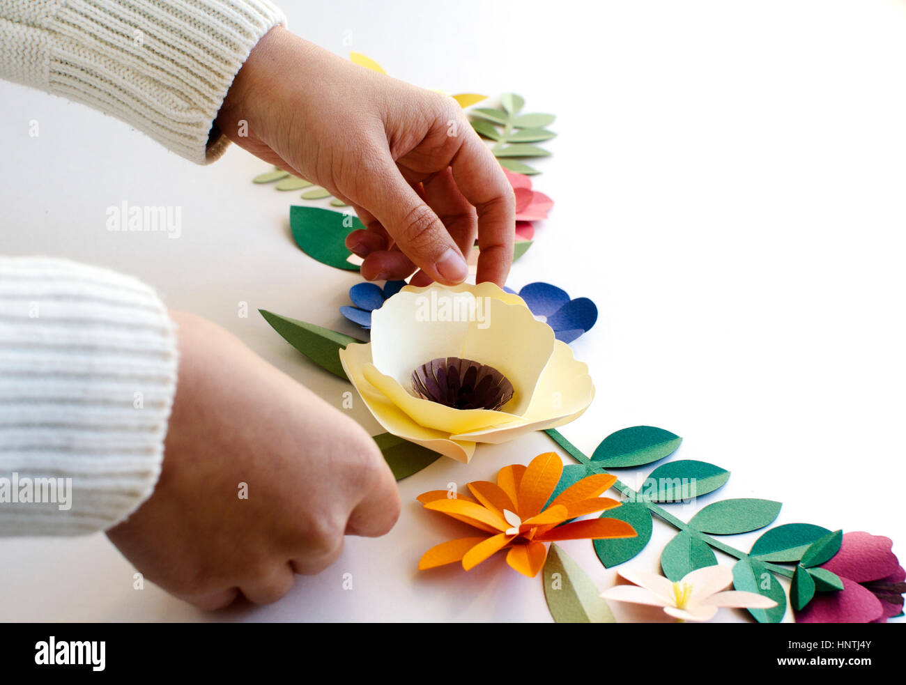 Hand Cut Paper Shapes High Resolution Stock Photography and Images - Alamy