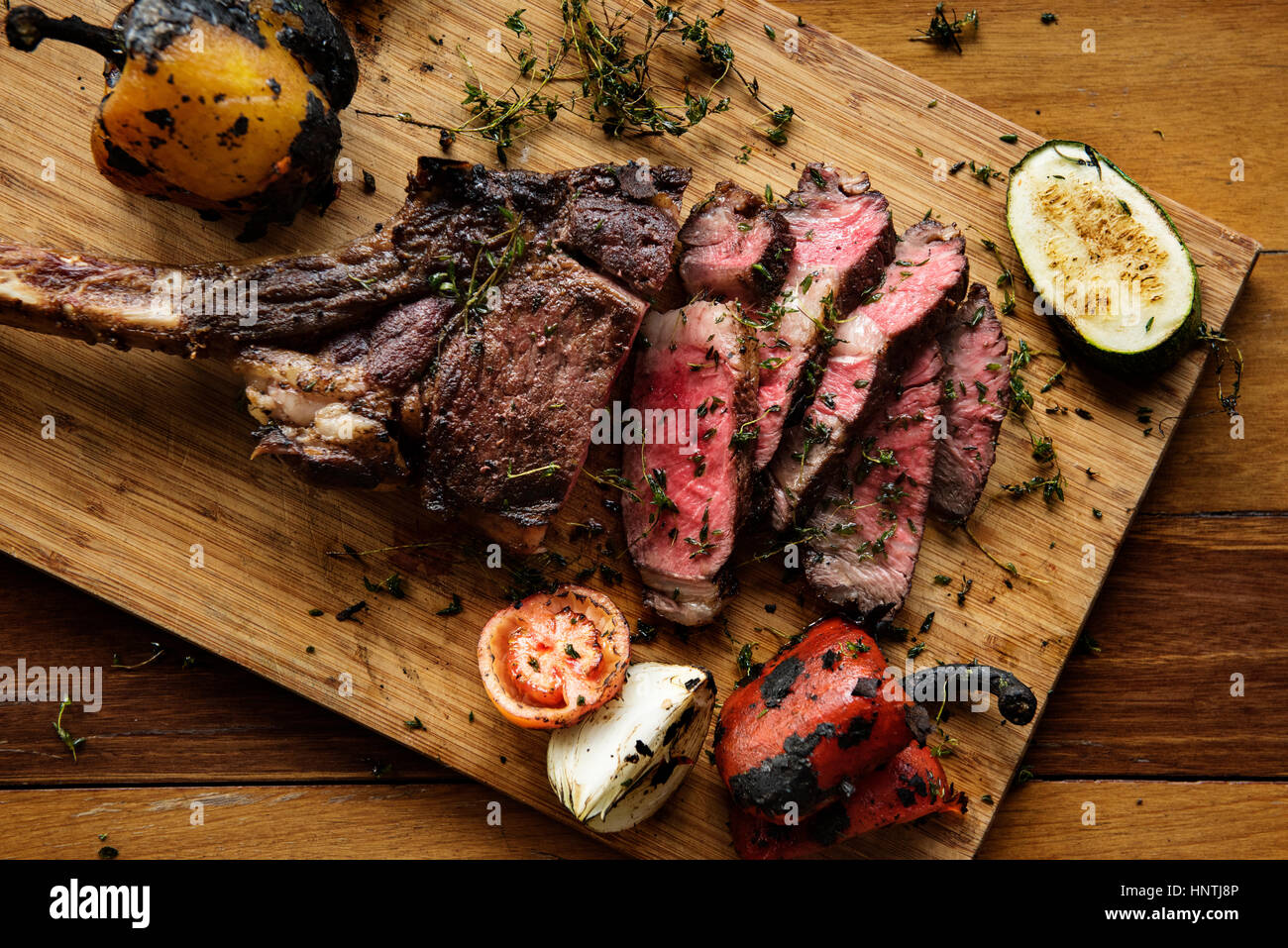 Cutted Beef Steak Cuisine Concept Stock Photo - Alamy