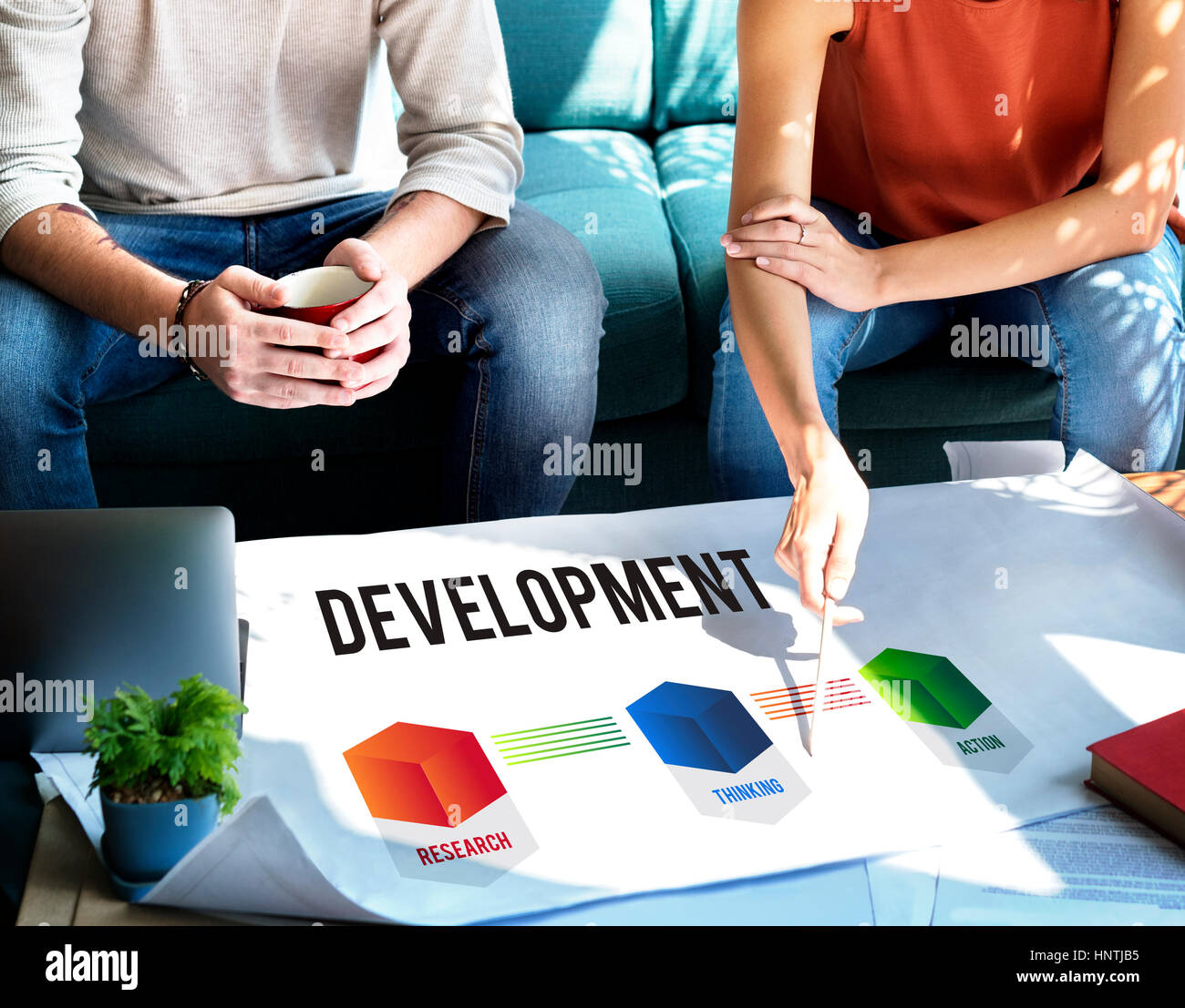Business System Development Diagram Concept Stock Photo - Alamy