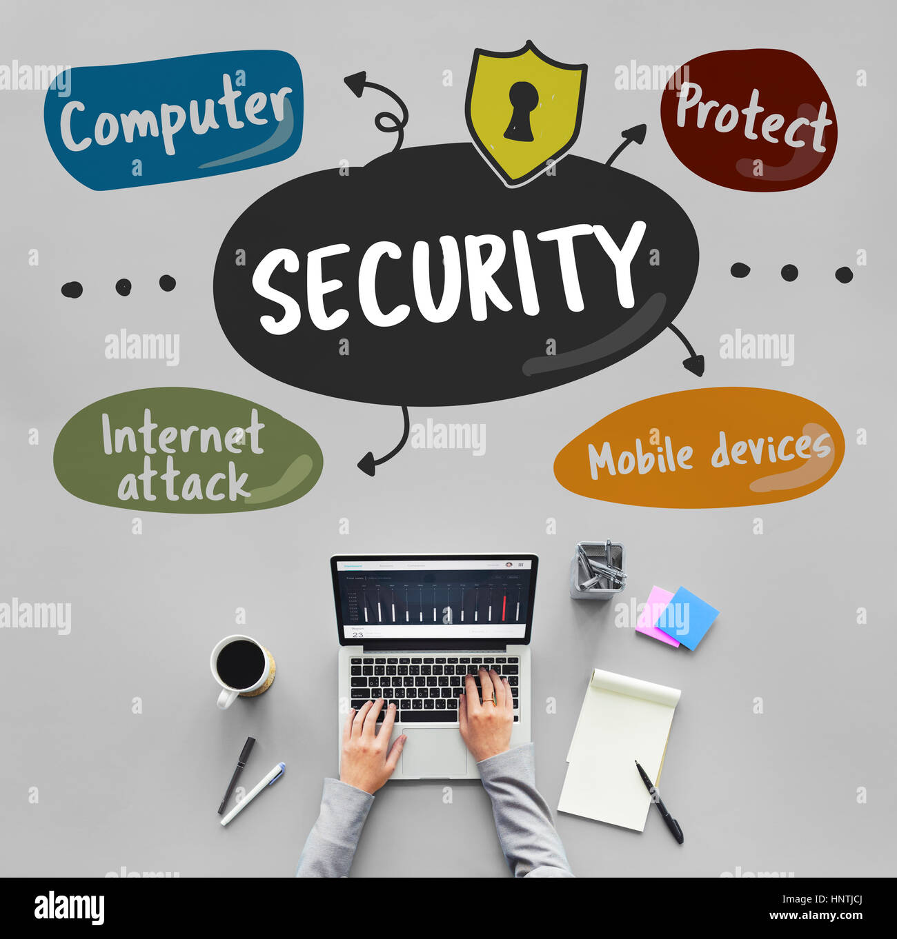 Security Privacy Protect Internet Attack Concept Stock Photo - Alamy