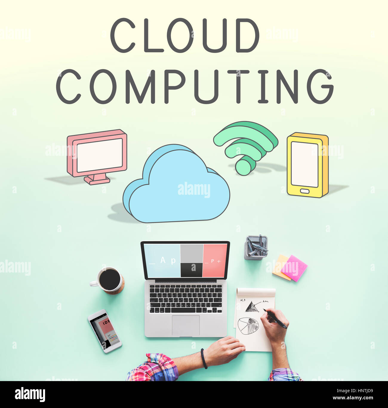 Cloud Network Communication Connection Concept Stock Photo - Alamy