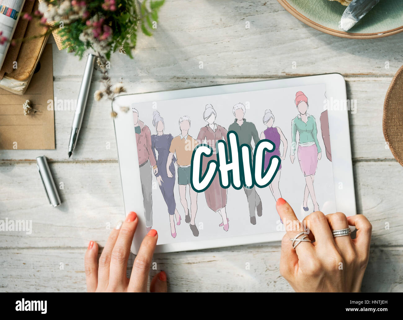 Style Trends Fashion Design Classy Chic Concept Stock Photo - Alamy