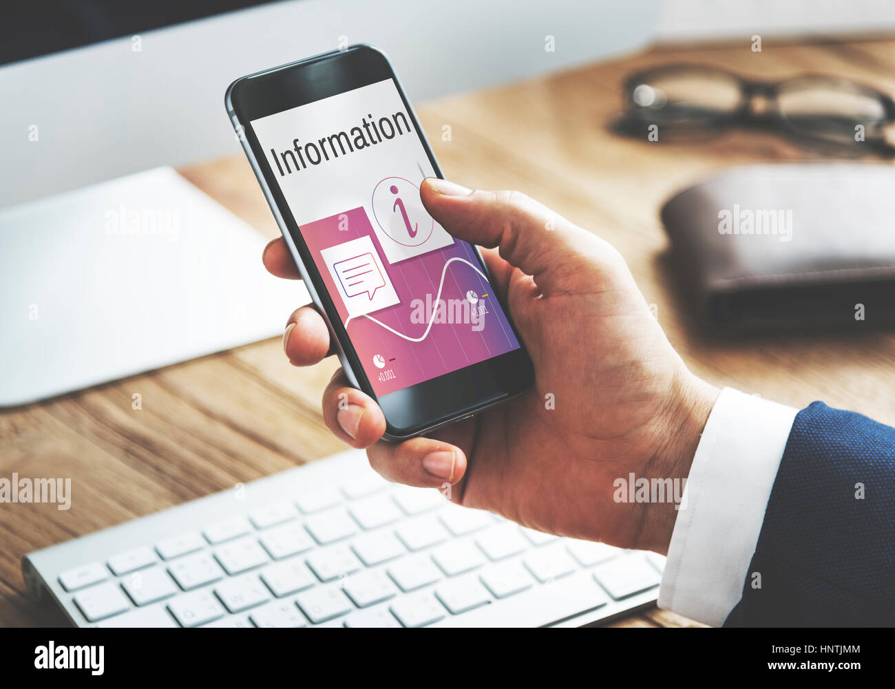 Information Customer Service Help Desk Concept Stock Photo - Alamy