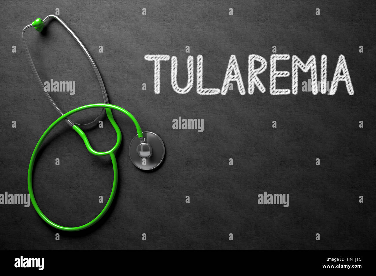 Chalkboard with Tularemia Concept. 3D Illustration Stock Photo - Alamy