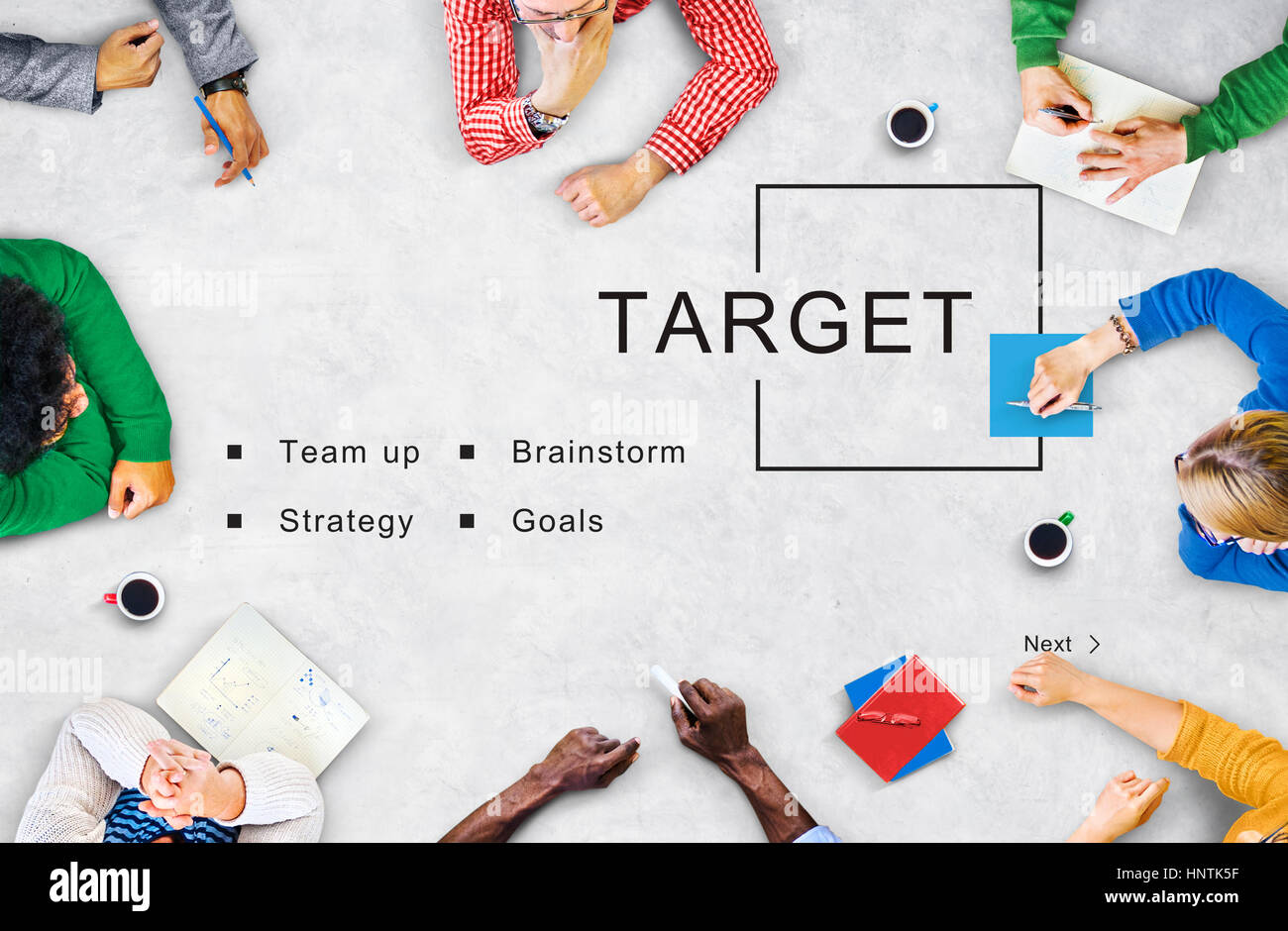 Target Business Startup Strategy Goals Concept Stock Photo - Alamy