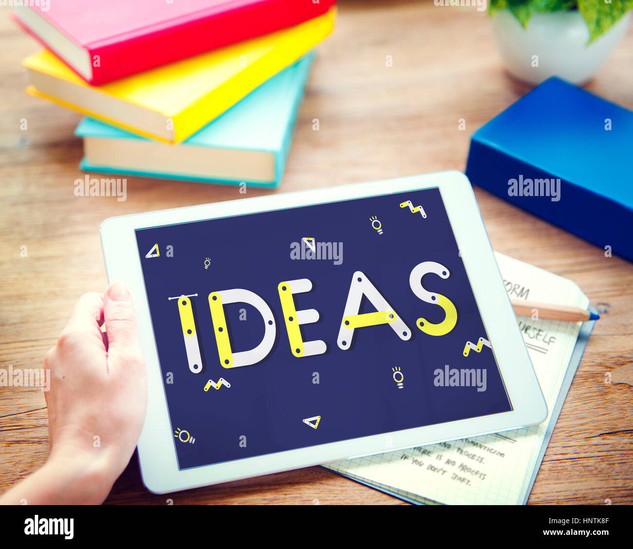 Ideas Design Draft Creative Sketch Objective Concept Stock Photo - Alamy