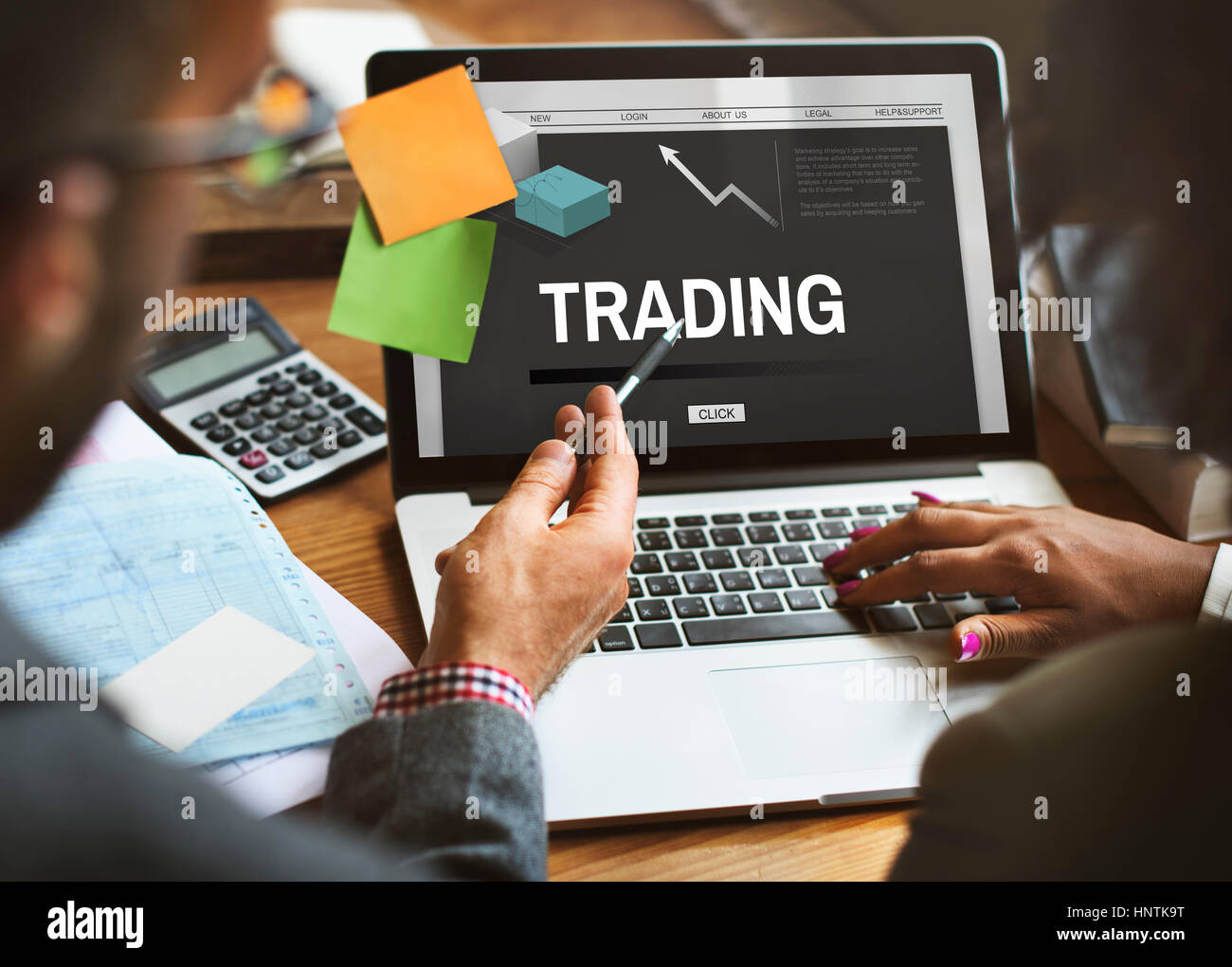 Trading Business Strategy Development Concept Stock Photo - Alamy