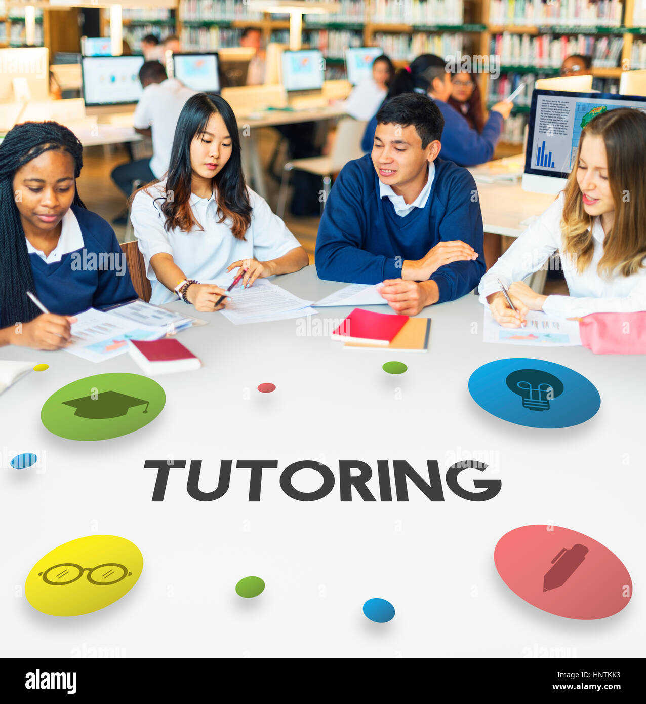Tutoring Education Study Academics Concept Stock Photo - Alamy