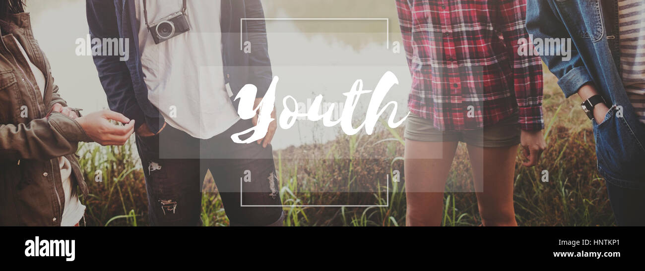 Youth Childhood Teenager Young Generation Concept Stock Photo - Alamy