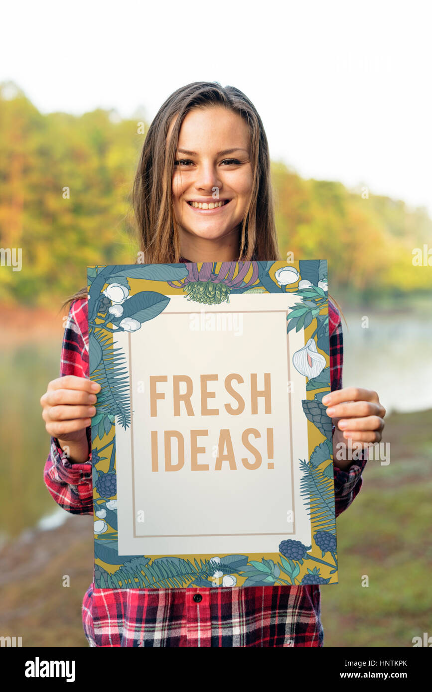 Fresh Ideas Design Be Creative Inspiration Concept Stock Photo - Alamy