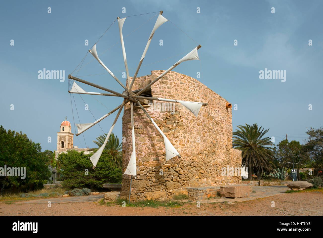 Windmill crete greece hi-res stock photography and images - Alamy