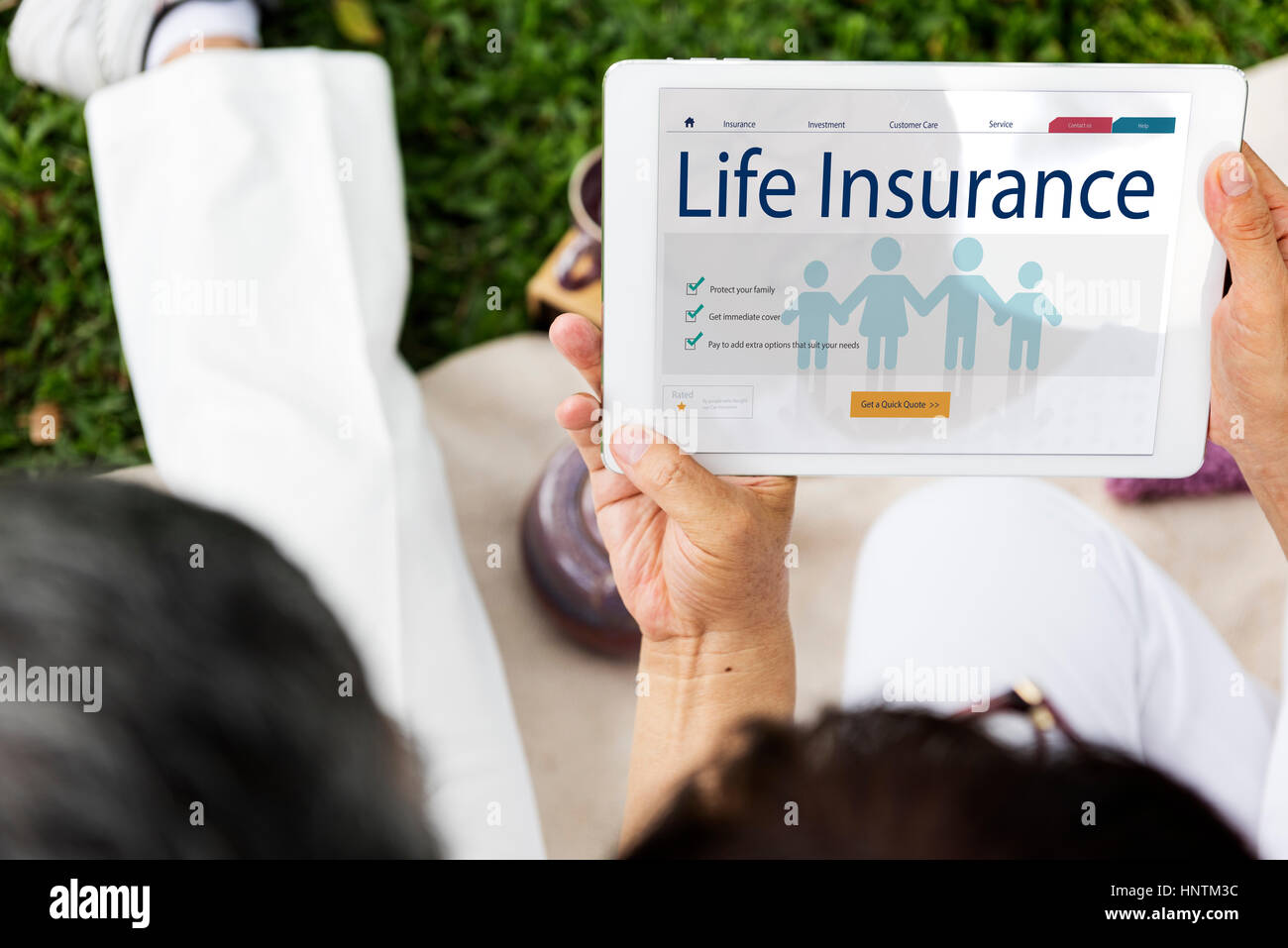 Life Insurance Health Protection Concept Stock Photo - Alamy
