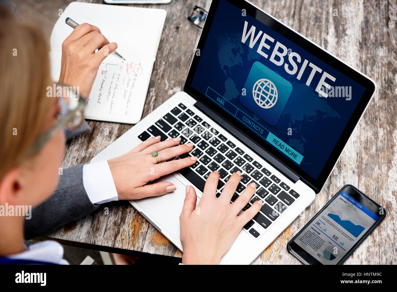 Website Global Worldwide Icon Concept Stock Photo - Alamy