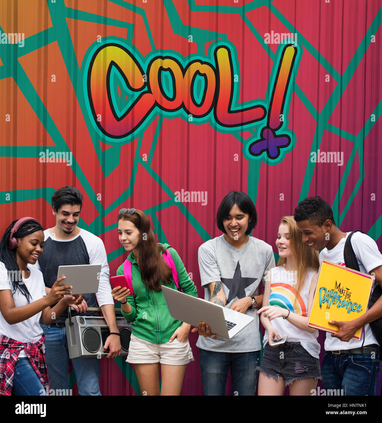 Cool Chill Chic Creative Fashion Fresh Trends Concept Stock Photo - Alamy