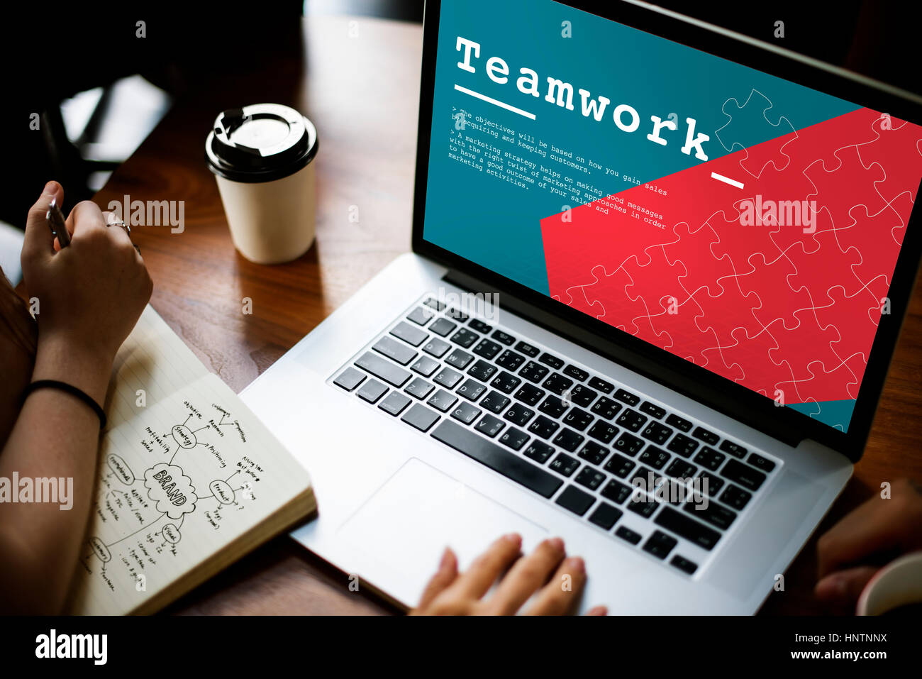 Team Work Collaboration Cooperation Concept Stock Photo - Alamy