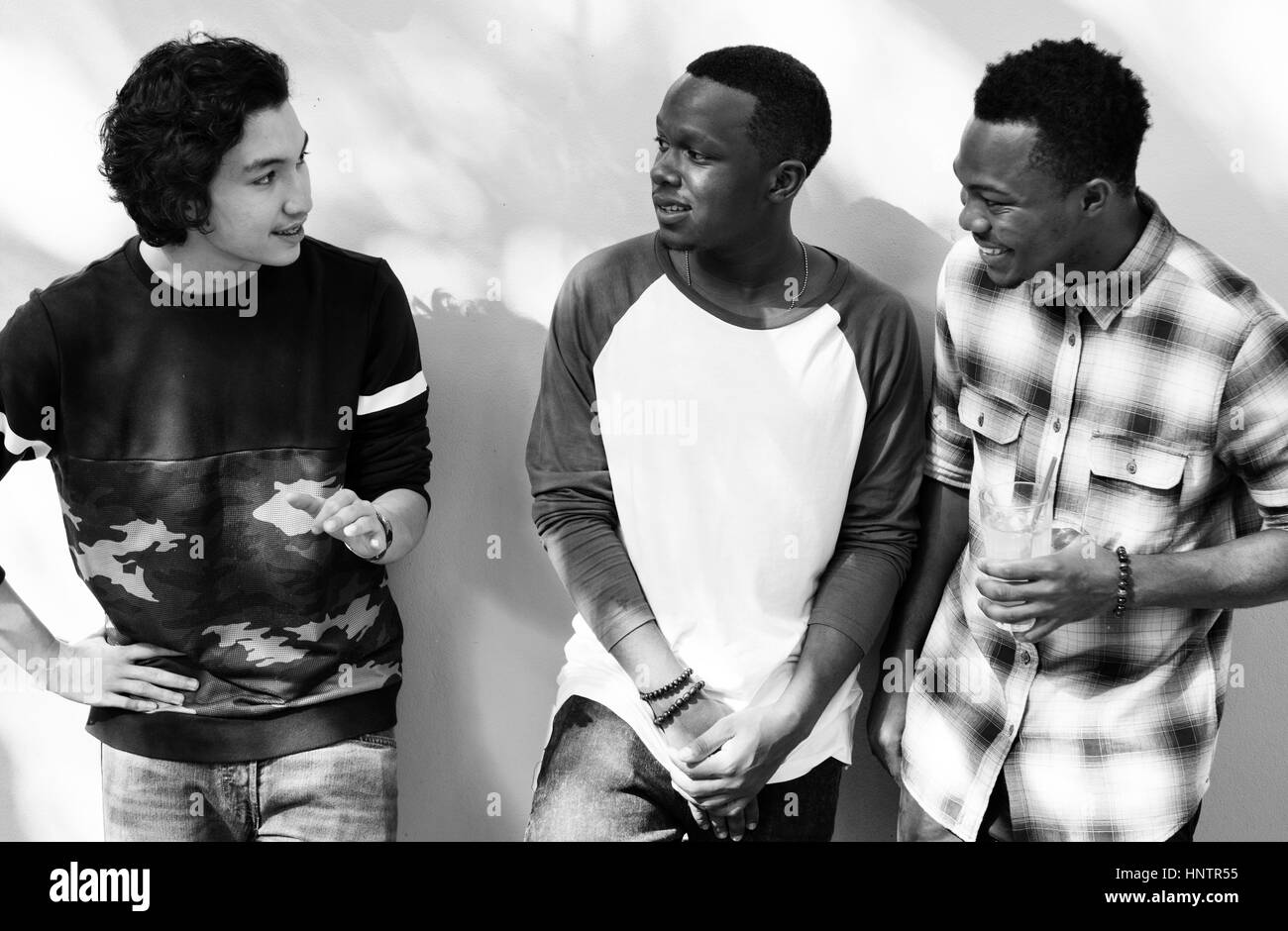 Black And White Guy Friends