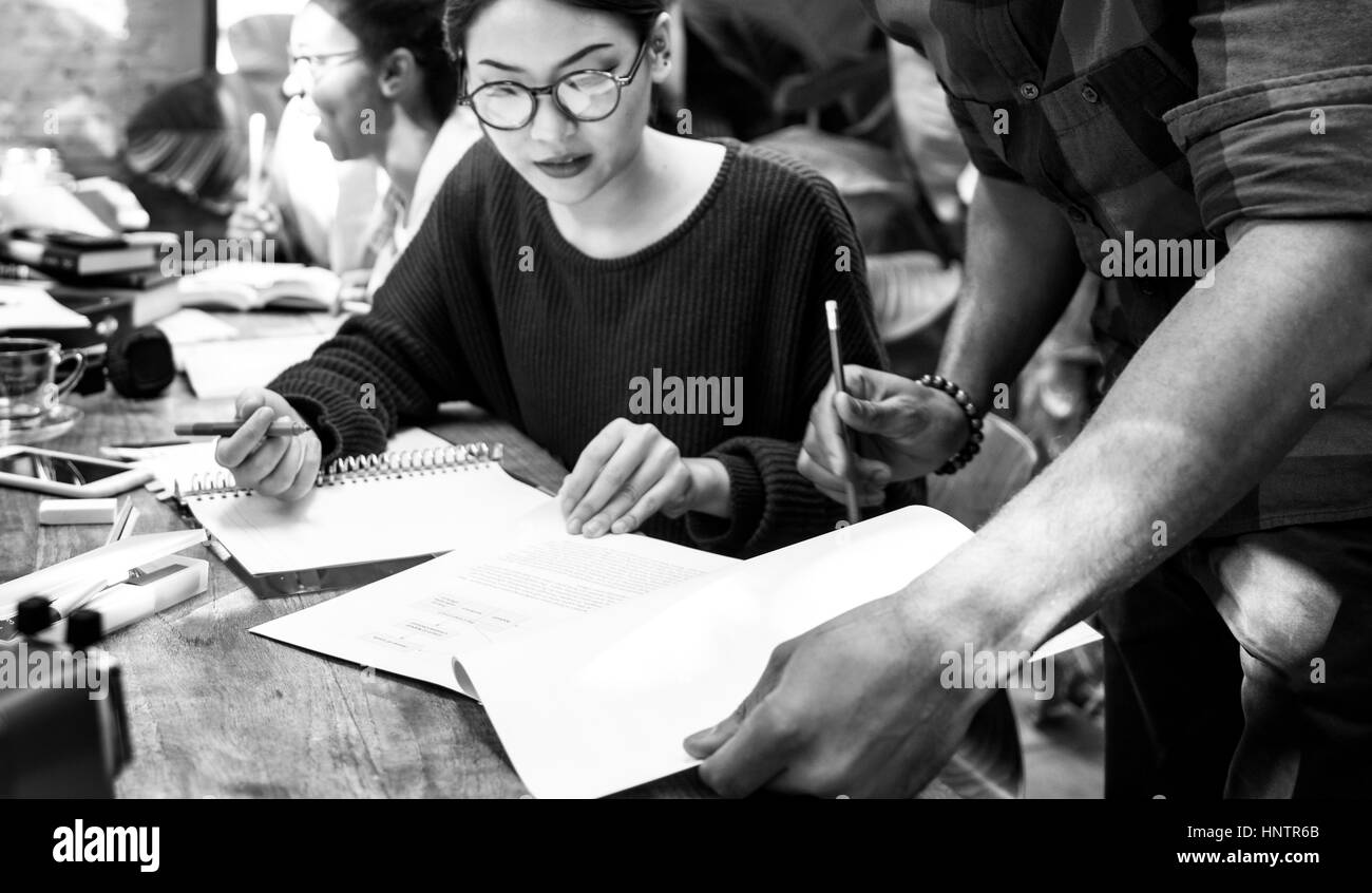 Start up teamwork strategy Black and White Stock Photos & Images - Alamy