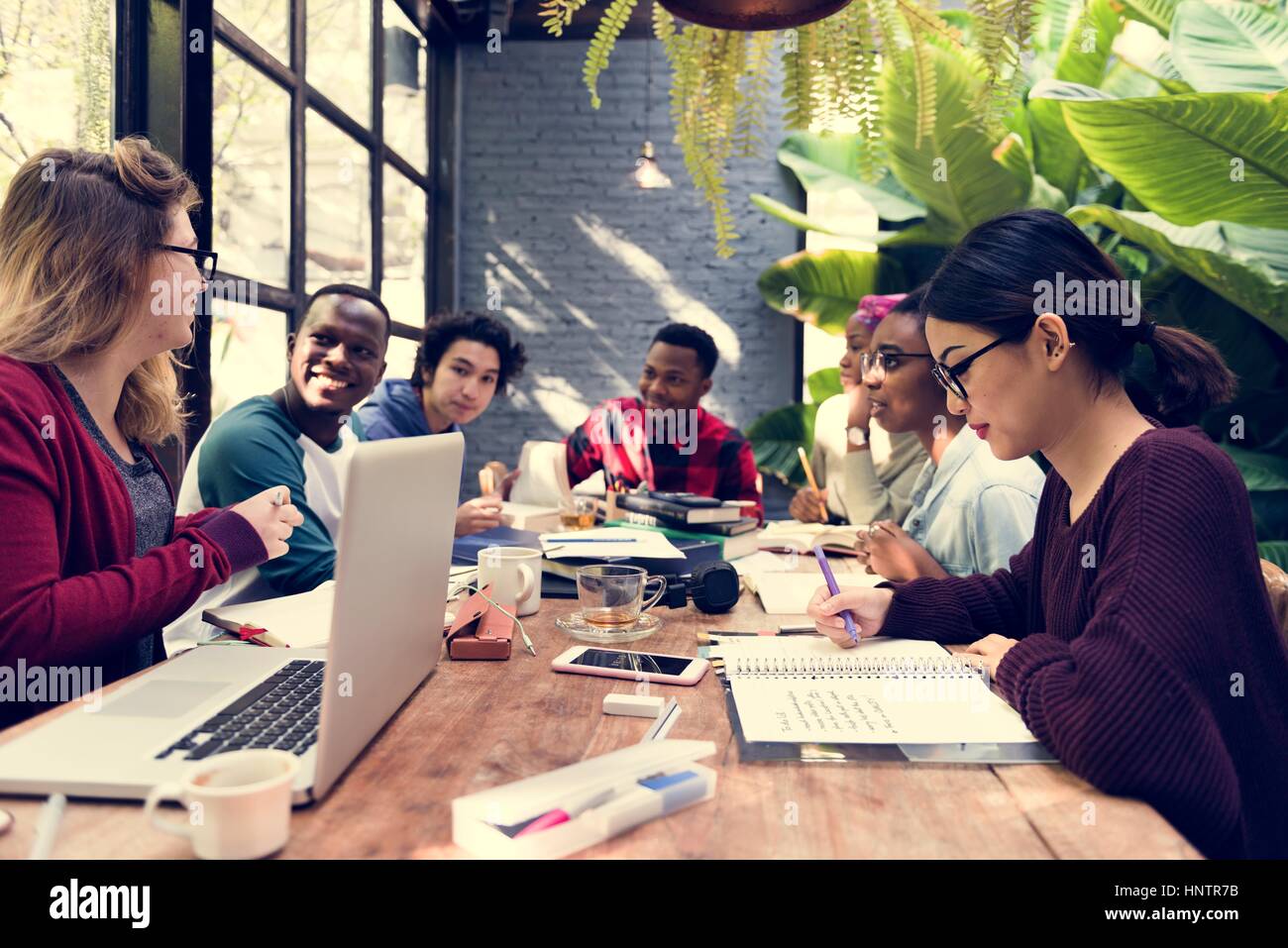 Friends People Group Teamwork Diversity Stock Photo - Alamy