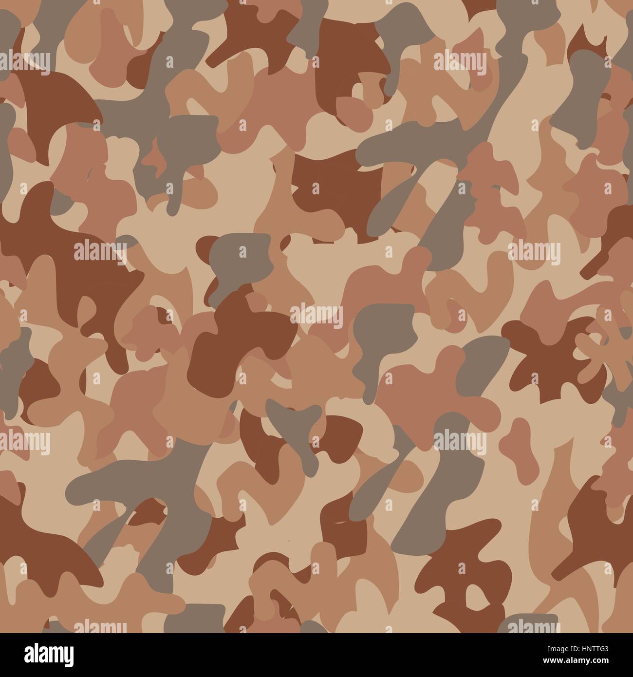 Desert camouflage seamless pattern army military equipment print brown ...