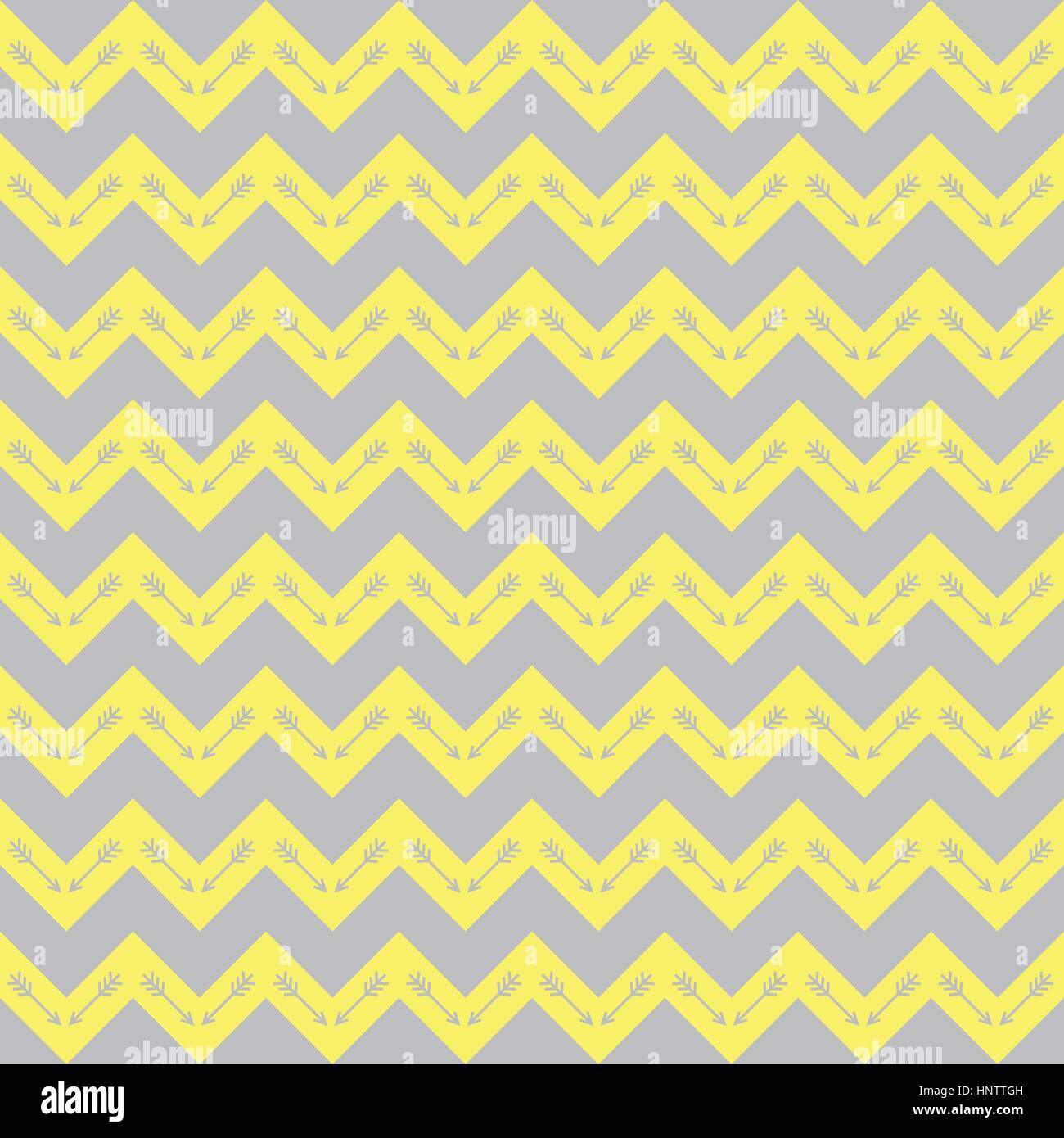 Grey And Yellow Chevron