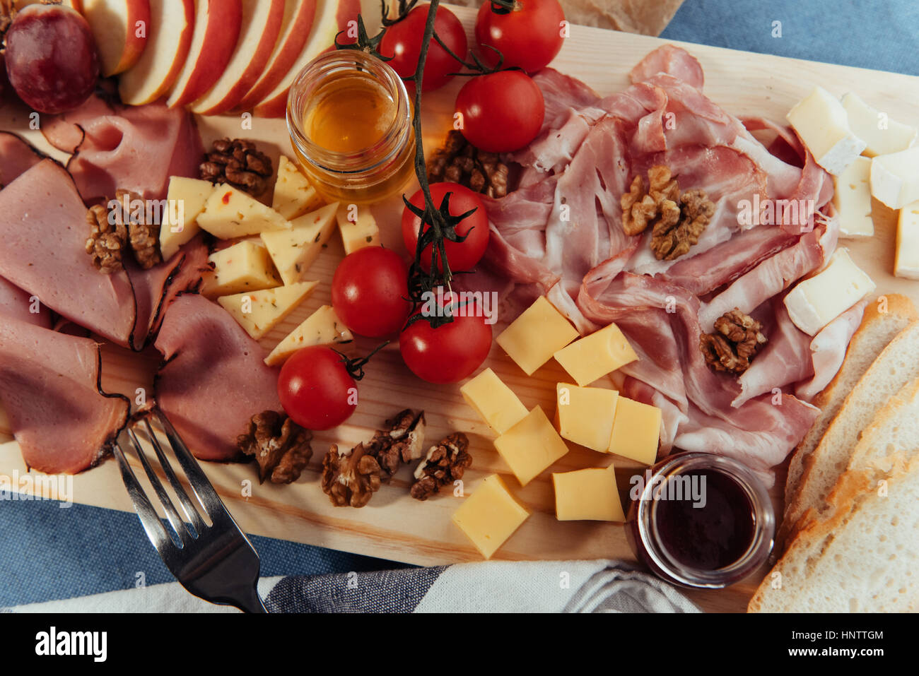 big group of meat, bread and vegetables Stock Photo - Alamy