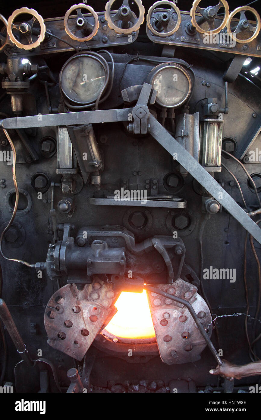 Locomotive firebox hi-res stock photography and images - Alamy