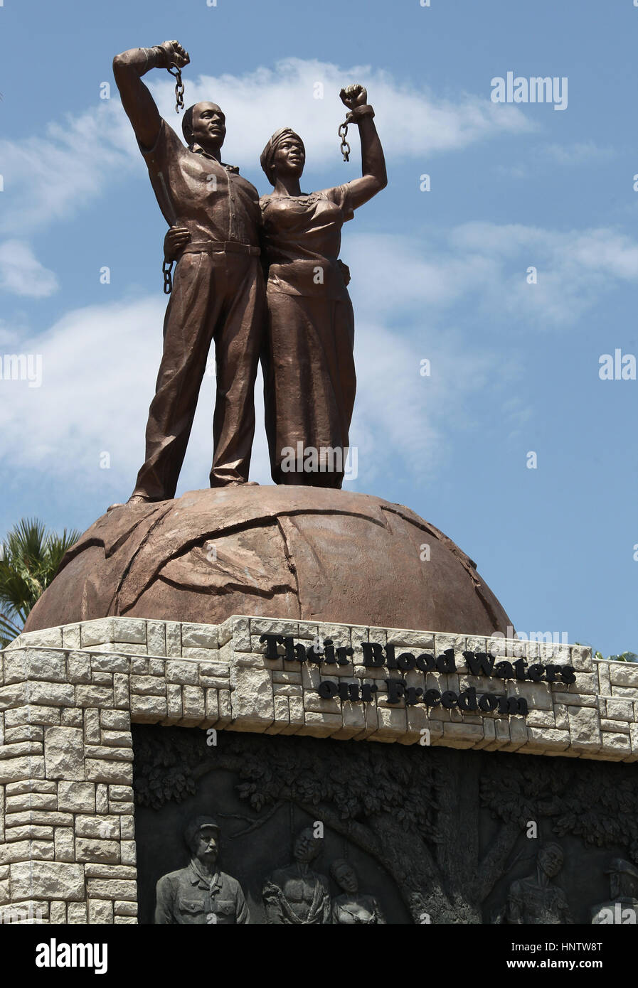 Genocide memorial at Windhoek in Namibia Stock Photo - Alamy