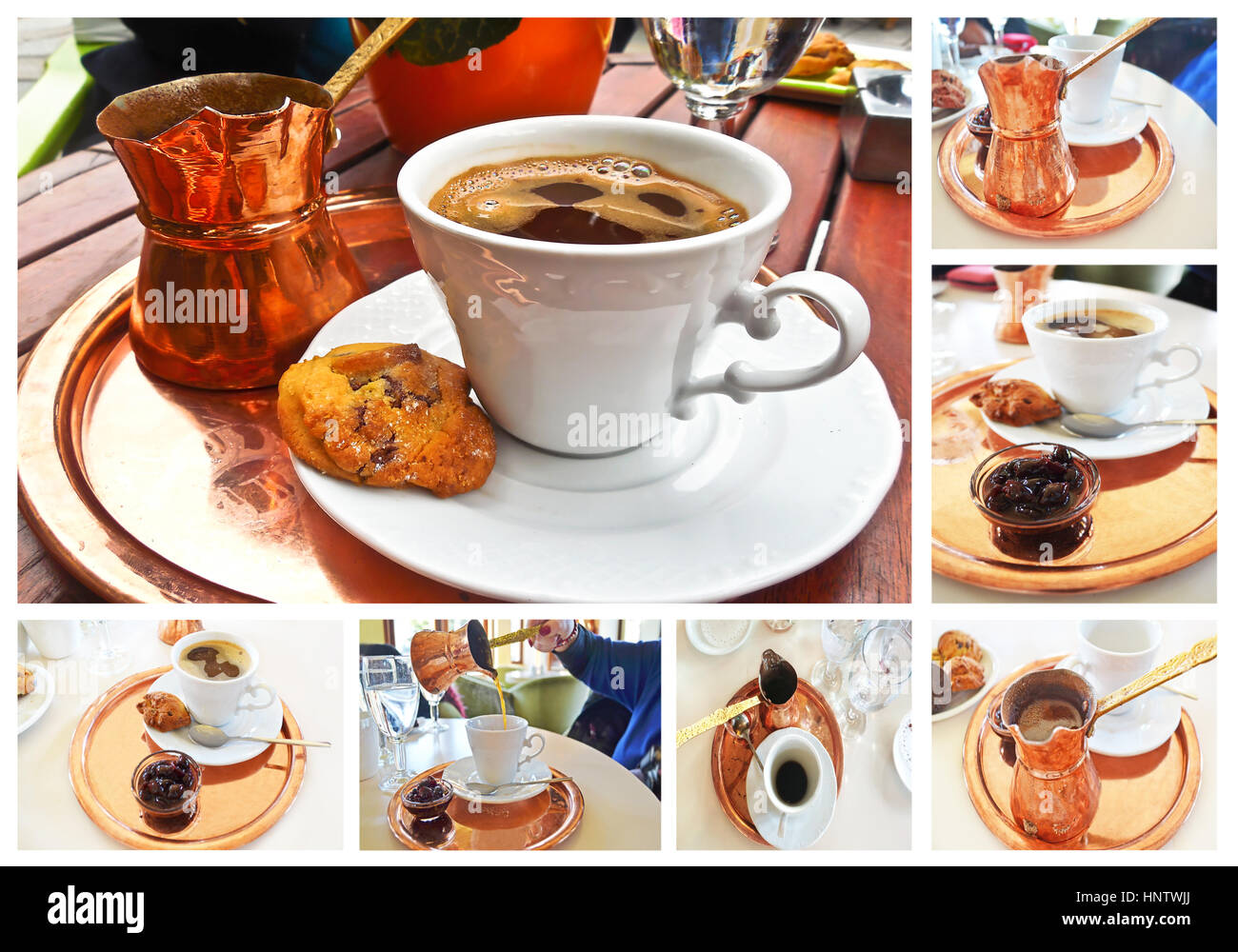 traditional greek coffee Stock Photo - Alamy