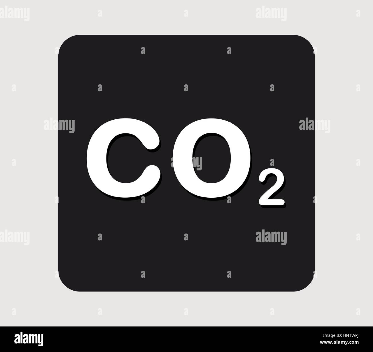 Co2 icon dioxide formula symbol Stock Vector Images - Alamy