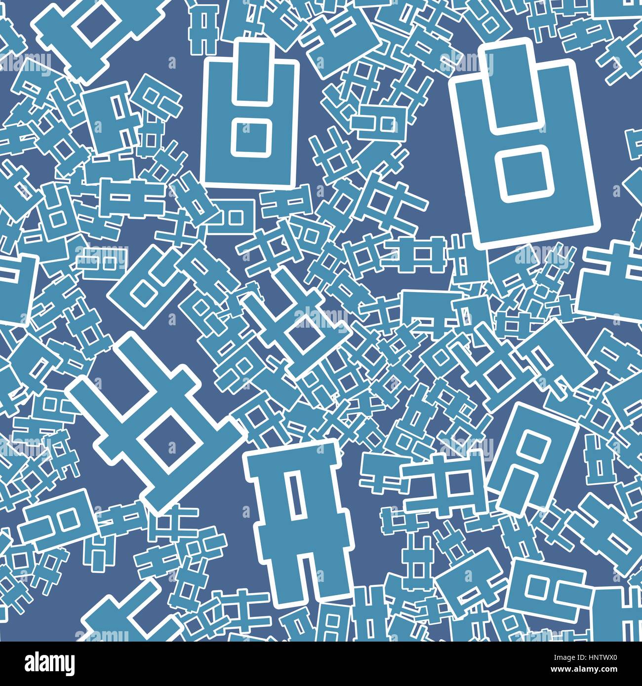 Stylized letter A seamless pattern. Abstract letters background. Vector ...