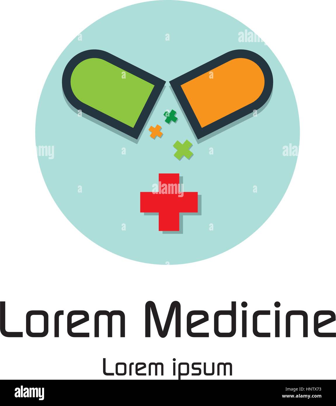 Drug Capsule Logo Design. Eps 8 supported Stock Vector Image & Art - Alamy